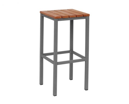 MEDITERANEO BARSTOOL black/teak color