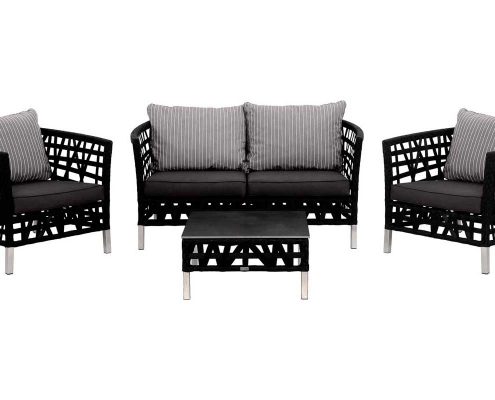 LOUNGE SET THYME BIRDNEST black