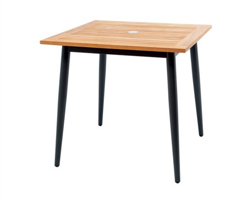 PRAGE TABLE with teak top