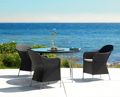 ATHENE chair black – set