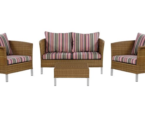 LOUNGE SET THYME cedar brown – set