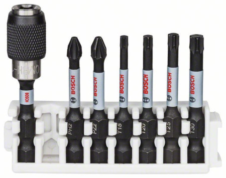 Bosch pakovanje Impact control nastavaka za odvrtače, 7-delno, 1xPH21xPZ21xT151xT201xT251xT30 ( 2608522327 )