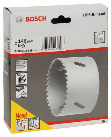 Bosch testera za otvore HSS-bimetal za standardne adaptere 146 mm, 5 3/4" ( 2608584839 )