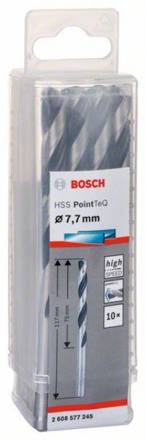 Bosch HSS spiralna burgija PointTeQ 7,7 mm ( 2608577245 )