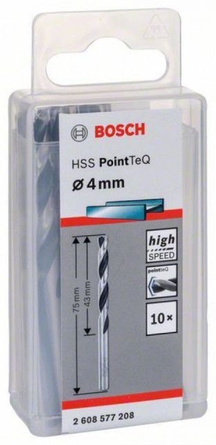 Bosch HSS spiralna burgija PointTeQ 4,0 mm ( 2608577208 )