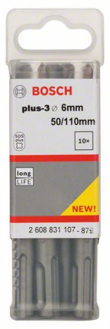 Bosch hamer burgija SDS plus-3 6 x 50 x 110 mm ( 2608831107 )