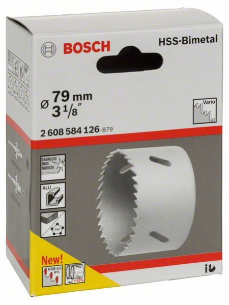 Bosch testera za otvore HSS-bimetal za standardne adaptere 79 mm, 3 1/8" ( 2608584126 )