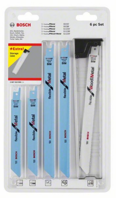 Bosch komplet listova univerzalne testere wood and Metal, 6 komada Bosch 2607010906, S 922 EF S 922 BF (2x) S 1122 EF S 1122 BF S 1122