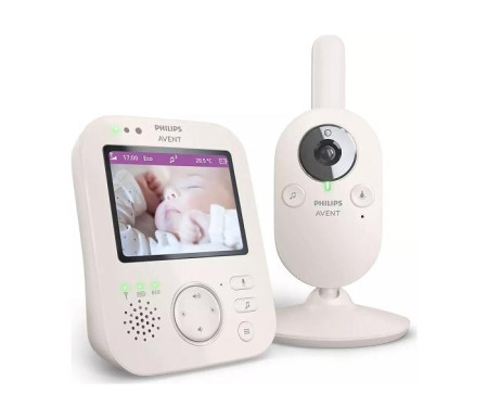 Philips avent bebi alarm - video monitor - silk white 0992 ( SCD891/26 )