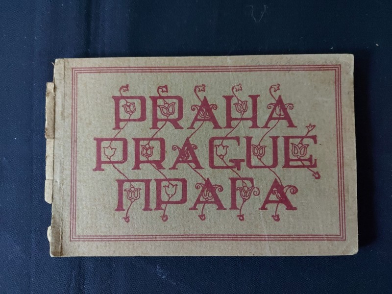 Praga – razglednice harmonika