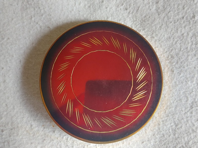 Art deco puder kutija oko 1950