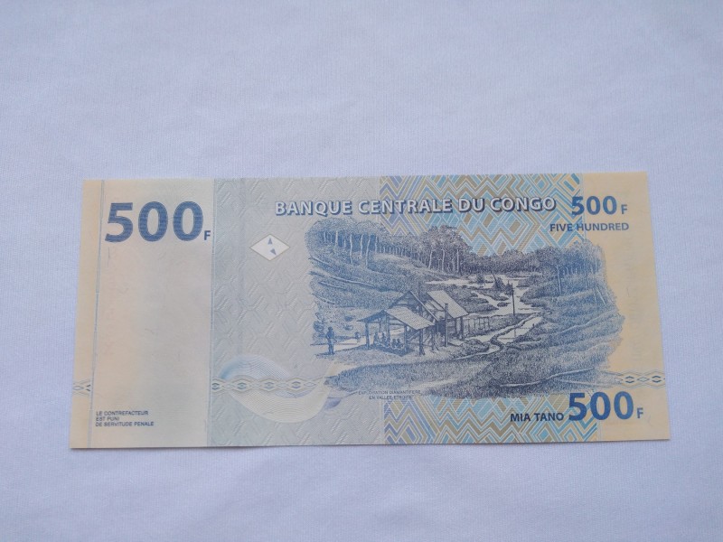 Kongo 500 cents francs,2013 god.UNC