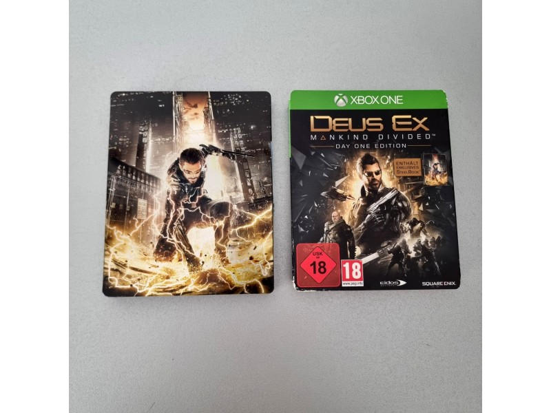 Deus Ex Mankind Divided STEEL BOX XBOX One