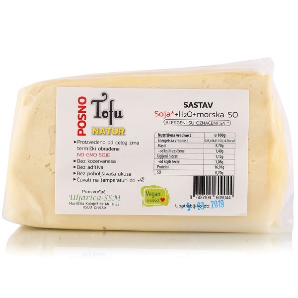 Tofu natural Uljarica SSM 1kg