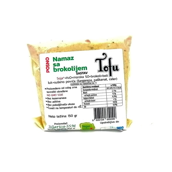 TOFU NAMAZ SA BROKOLIJEM 150G ULJARICA SSM