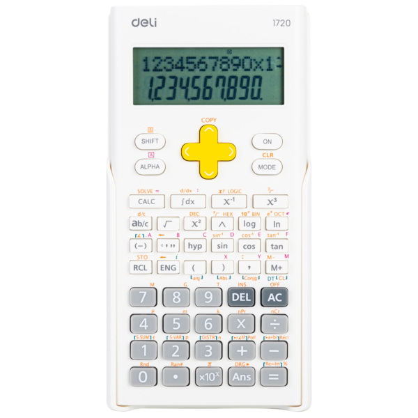 DELI Kalkulator E1720 white