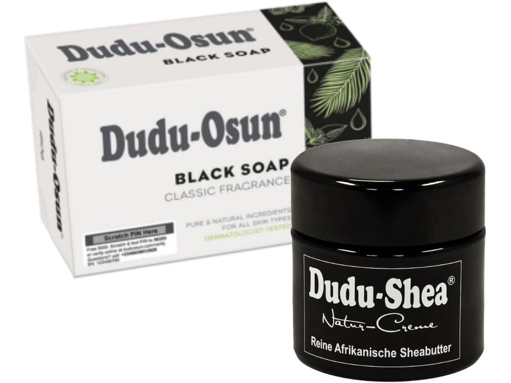 Min Green Dudu-Osun sapun Classic 150 g/Min Green Dudu Shea butter Pure 100ml