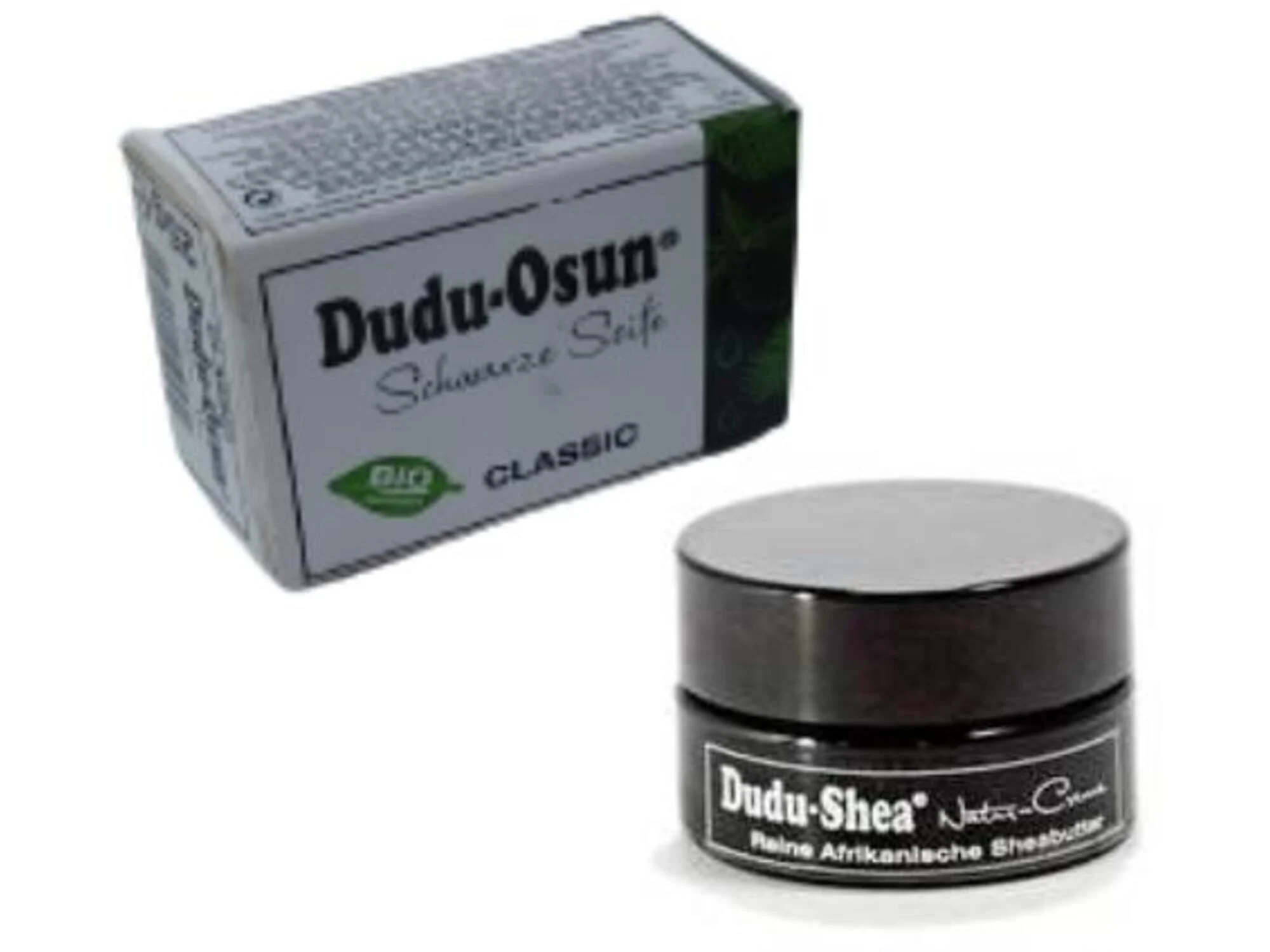Min Green Dudu-Osun sapun Classic 25 g/Min Green Dudu Shea butter Pure 15ml
