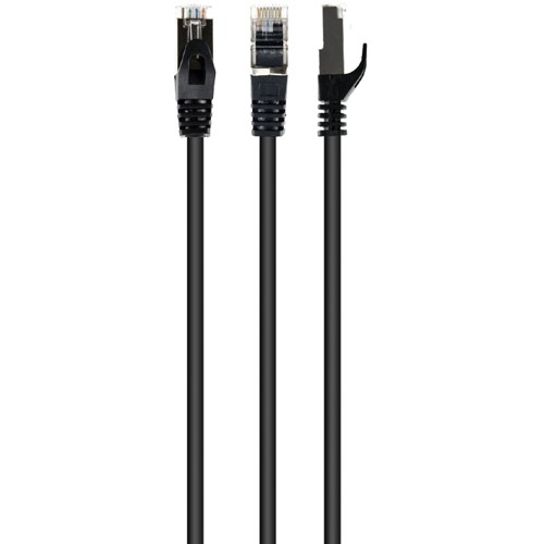 Gembird FTP Cat6 Patch cord, black, 1 m | PP6-1M/BK