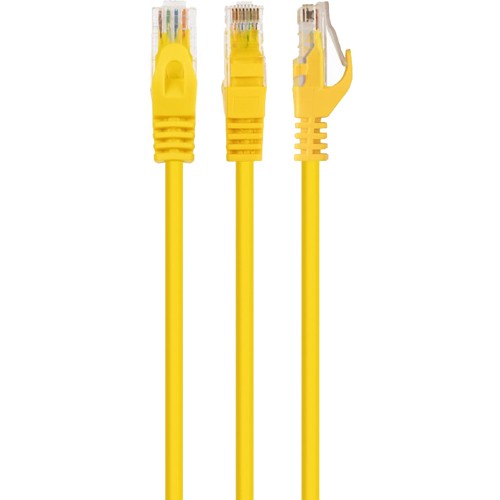 Gembird UTP Cat6 Patch cord, 5 m, yellow | PP6U-5M/Y