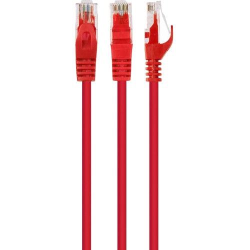 Gembird UTP Cat6 Patch cord, 5 m, red | PP6U-5M/R