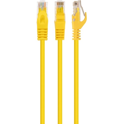 Gembird UTP Cat6 Patch cord, 3 m, yellow | PP6U-3M/Y