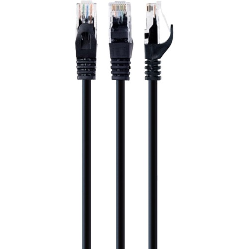 Gembird UTP Cat6 Patch cord, 3 m, black | PP6U-3M/BK