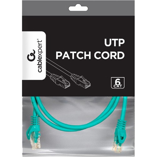 Gembird UTP Cat6 Patch cord, 1.5 m, green | PP6U-1.5M/G