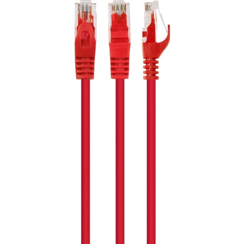 Gembird UTP Cat6 Patch cord, 0.5 m, red | PP6U-0.5M/R