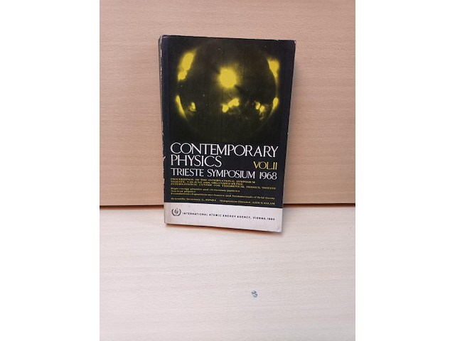 Contemporary Physics trieste simposium 1968 vol 2