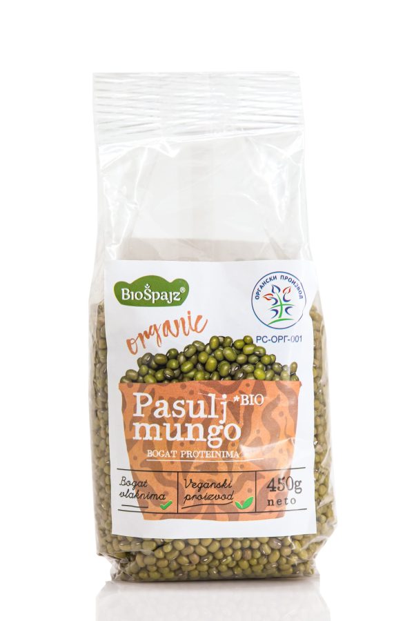 Organski mungo pasulj 450g Bio špajz