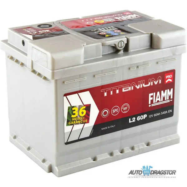 AKUMULATOR 12V 60Ah D+ FIAAM TITANIUM PRO