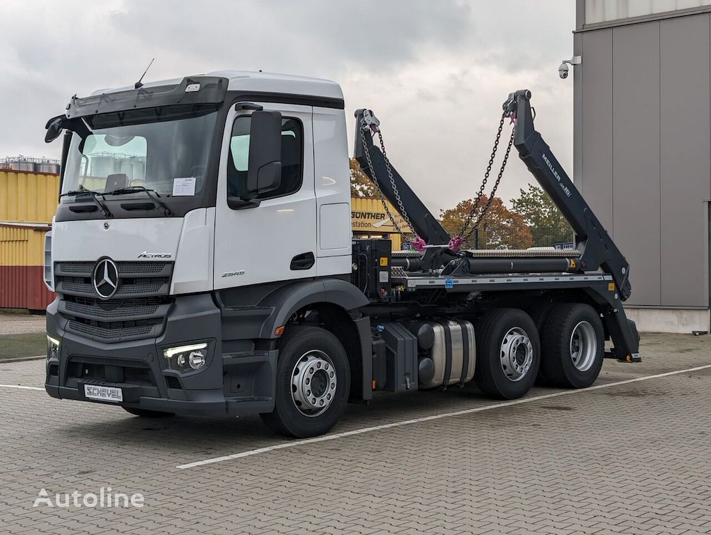 Novi Mercedes-Benz Actros 5 2545 6x2/4 Absetzkipper MEILLER AK16.T vozilo za prevoz kontejnera
