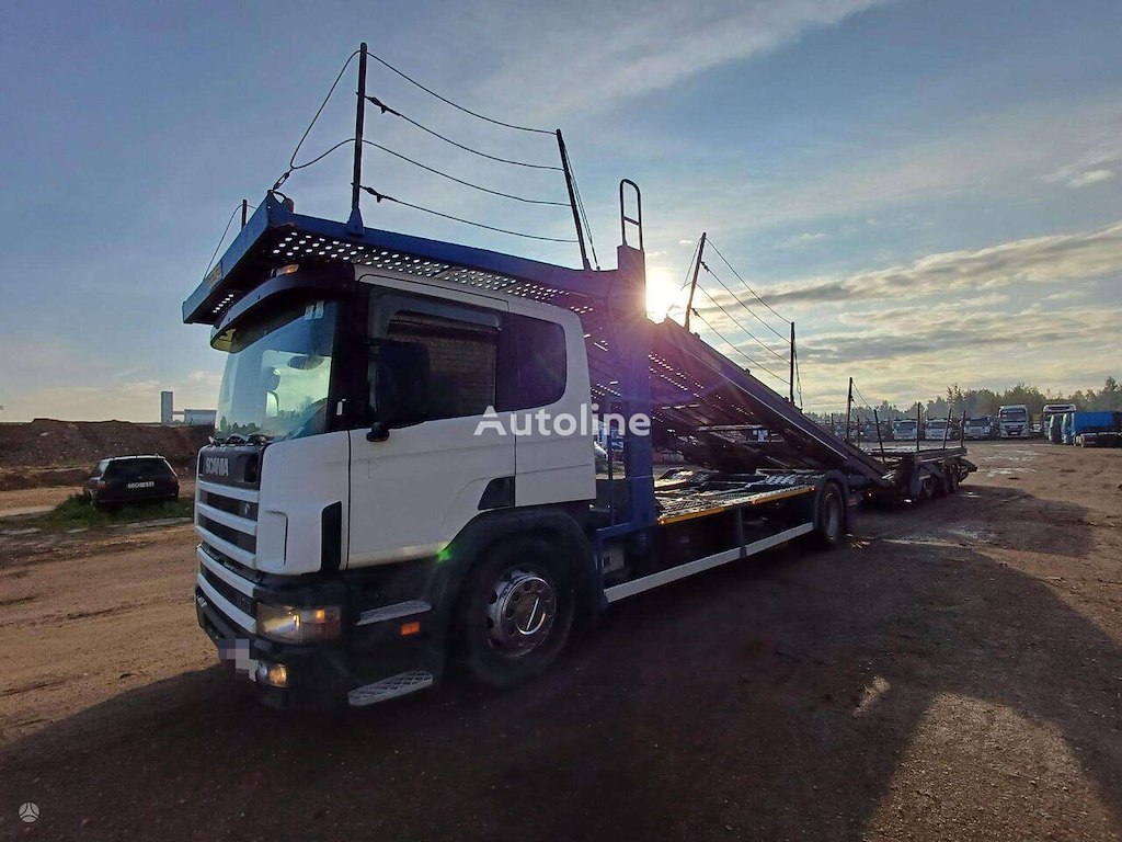 Scania P420 + ROLFO 2002 autotransporter + prikolica autotransportera