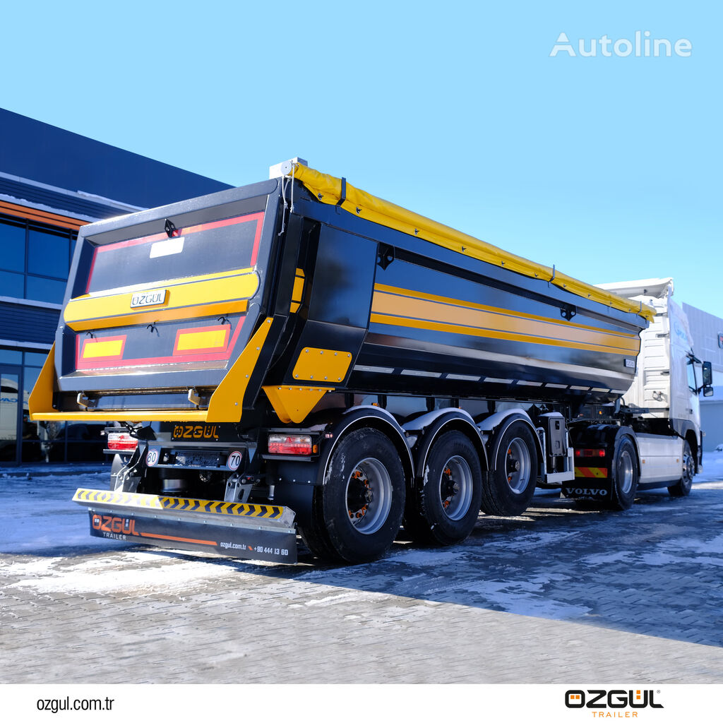 Özgül HALF PIPE TIPPING TRAILER poluprikolica kipera