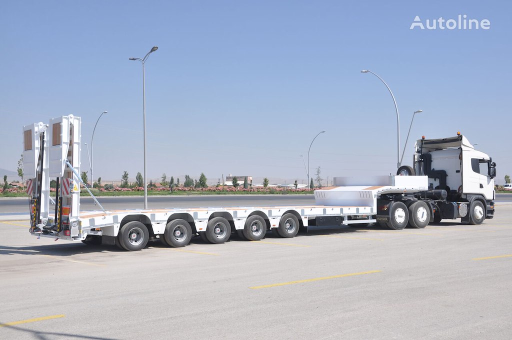 Nova Özgül 5 AXLE LOWBED SEMI TRAILER poluprikolica sa niskom platformom