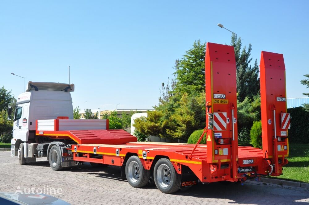 Nova Özgül 2 AXLE LOWBED SEMI TRAILER poluprikolica sa niskom platformom