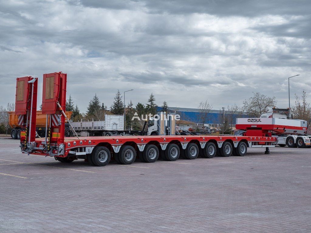 Nova Özgül 8 AXLE LOWBED SEMI TRAILER poluprikolica sa niskom platformom