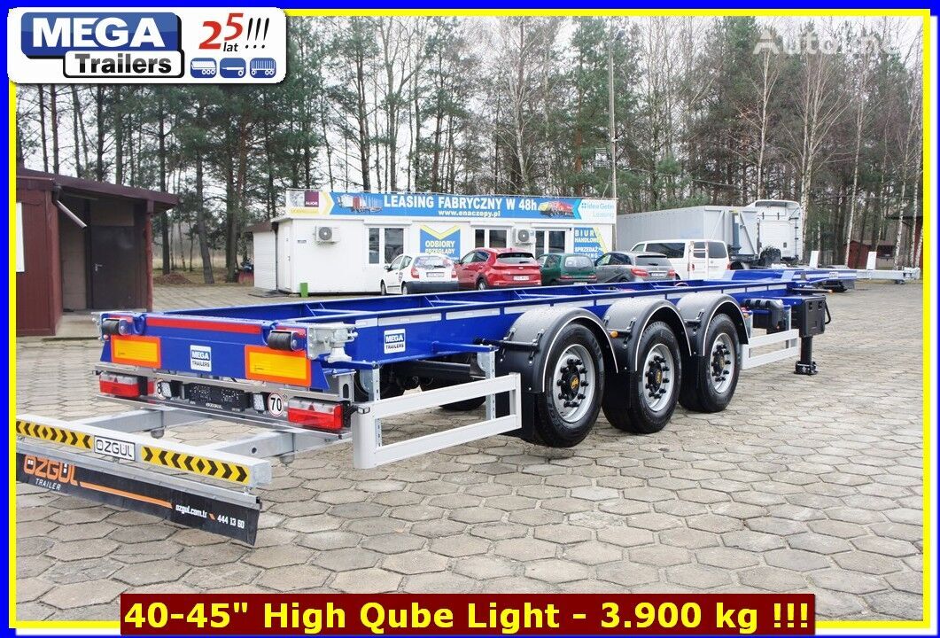 Nova Özgül 40-45 Fuß (HQ), MEGA Trailers Gose Neck Containerchassis BEREIT poluprikolica za prevoz kontejnera