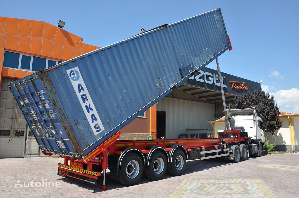 Nova Özgül 40 FT TIPPING CONTAINER CHASSIS poluprikolica za prevoz kontejnera