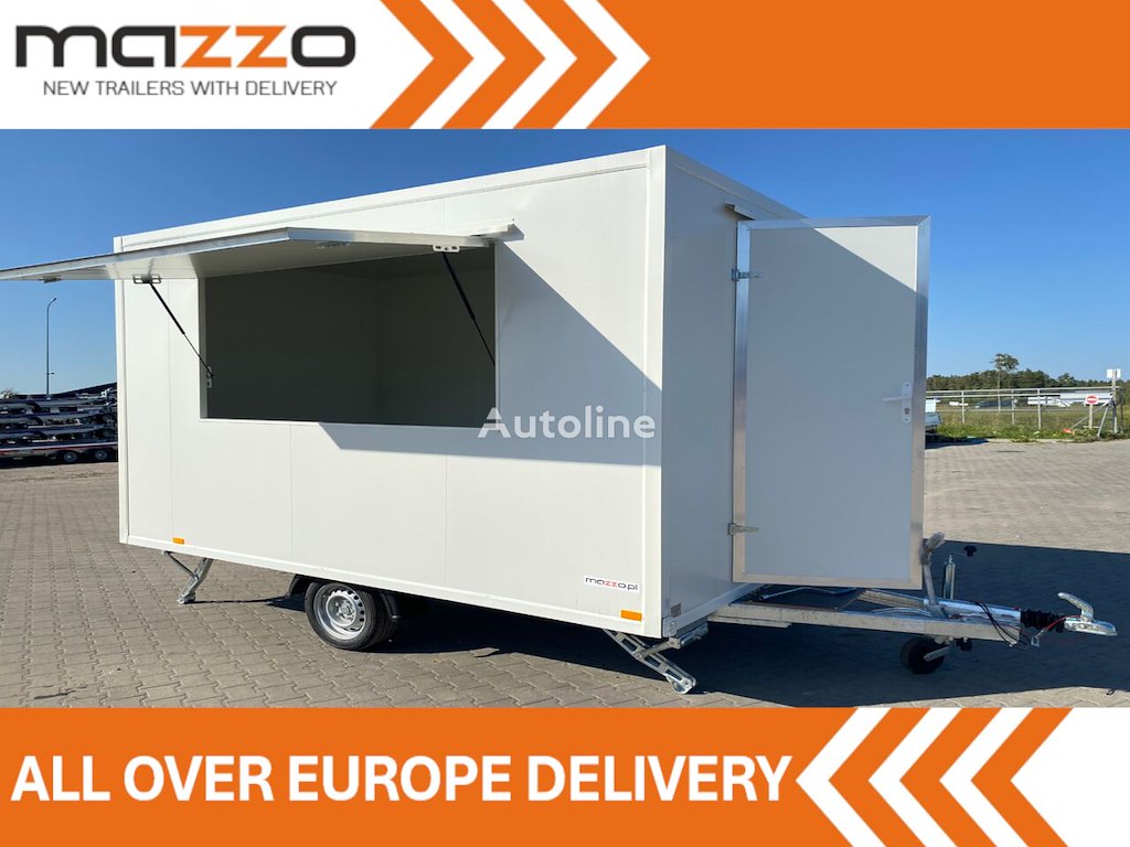 Nova Mazzo FW350 Food truck trailer 350x200cm GVW 1350kg prikolica brze hrane