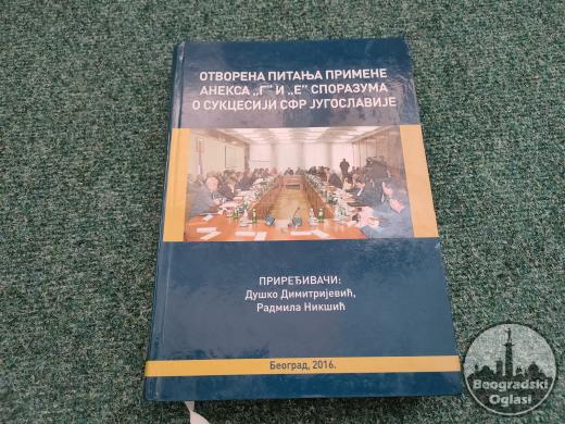 Otvorena pitanja primene aneksa G i E sporazuma o sukcesiji SFRJ