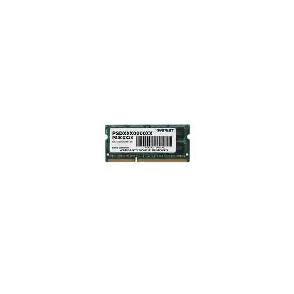 Patriot Memorija SODIMM DDR3 4GB 1333MHZ Signature PSD34G13332S