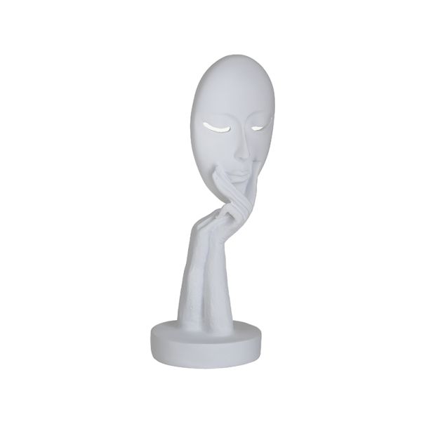 ENA Figura dekorativna lice 10x10x27cm