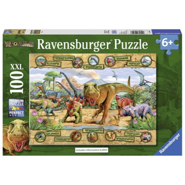 Ravensburger puzzle (slagalice) - Dinosaurusi sa imenima