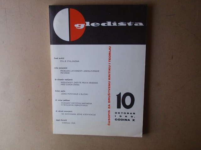 GLEDIŠTA 10 / 1969