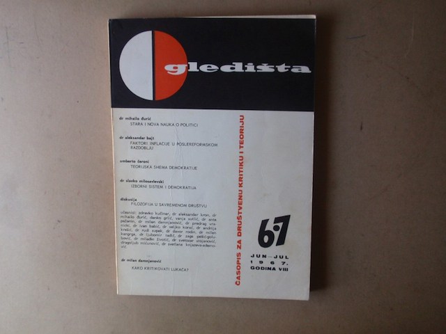 GLEDIŠTA 6 - 7 / 1967