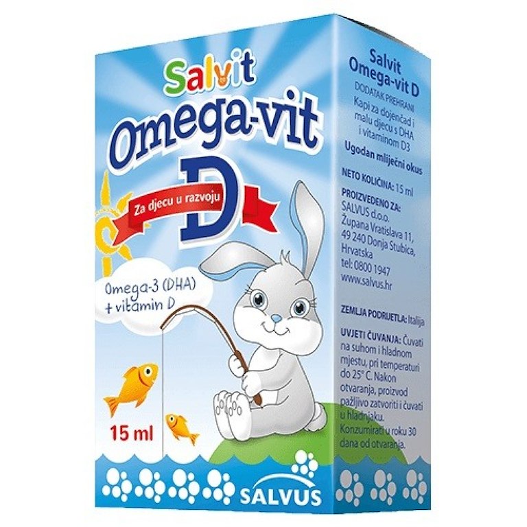 Salvit Omega-vit D kapi 15ml