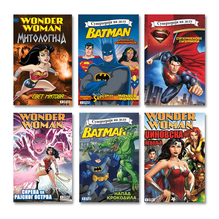Superheroji – Komplet 6 knjiga