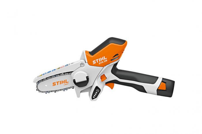 STIHL GTA 26, STIHL AKU Mini lančana testera za drvo, rez 10 cm, 11 V, Li-Ion AS 2, 1.2 kg